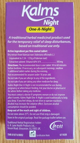 Kalms Review - Valerian Versus My Anxiety & Insomnia